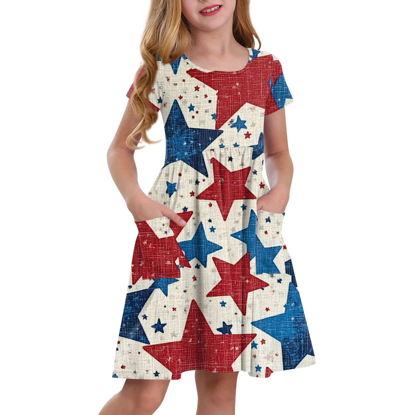 Divhosrg 4th Of July Dress for Girl Plus Size, Girls Fourth Of July ...