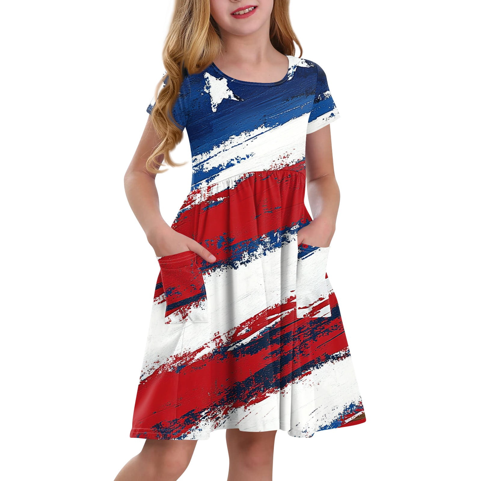 Divhosrg 4th Of July Outfits for Girls 10-12, Girls Fourth Of July ...