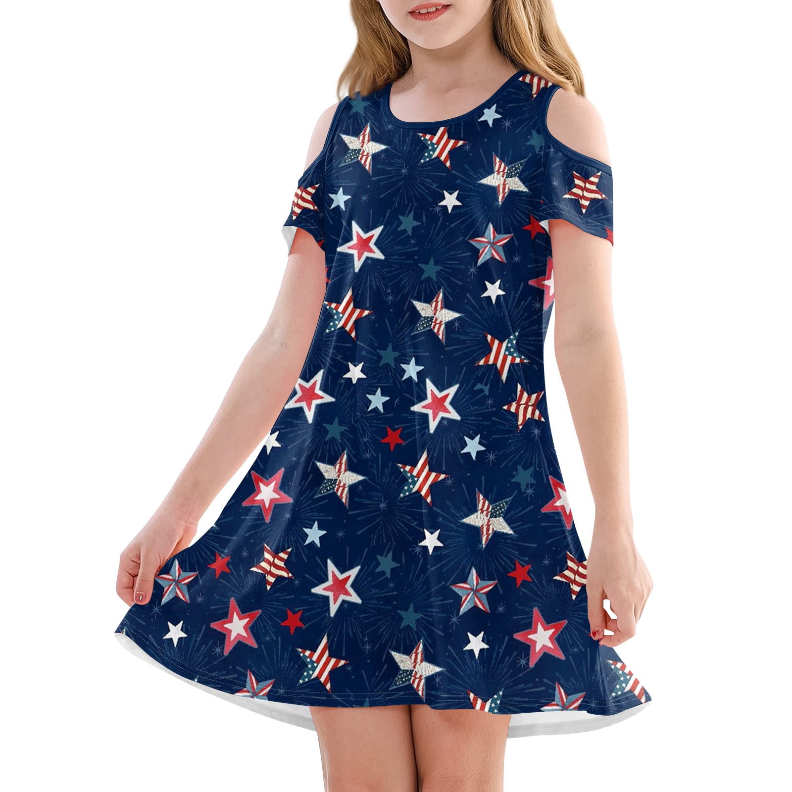 Divhosrg 4th Of July Outfits for Girls, Girls Fourth Of July American ...