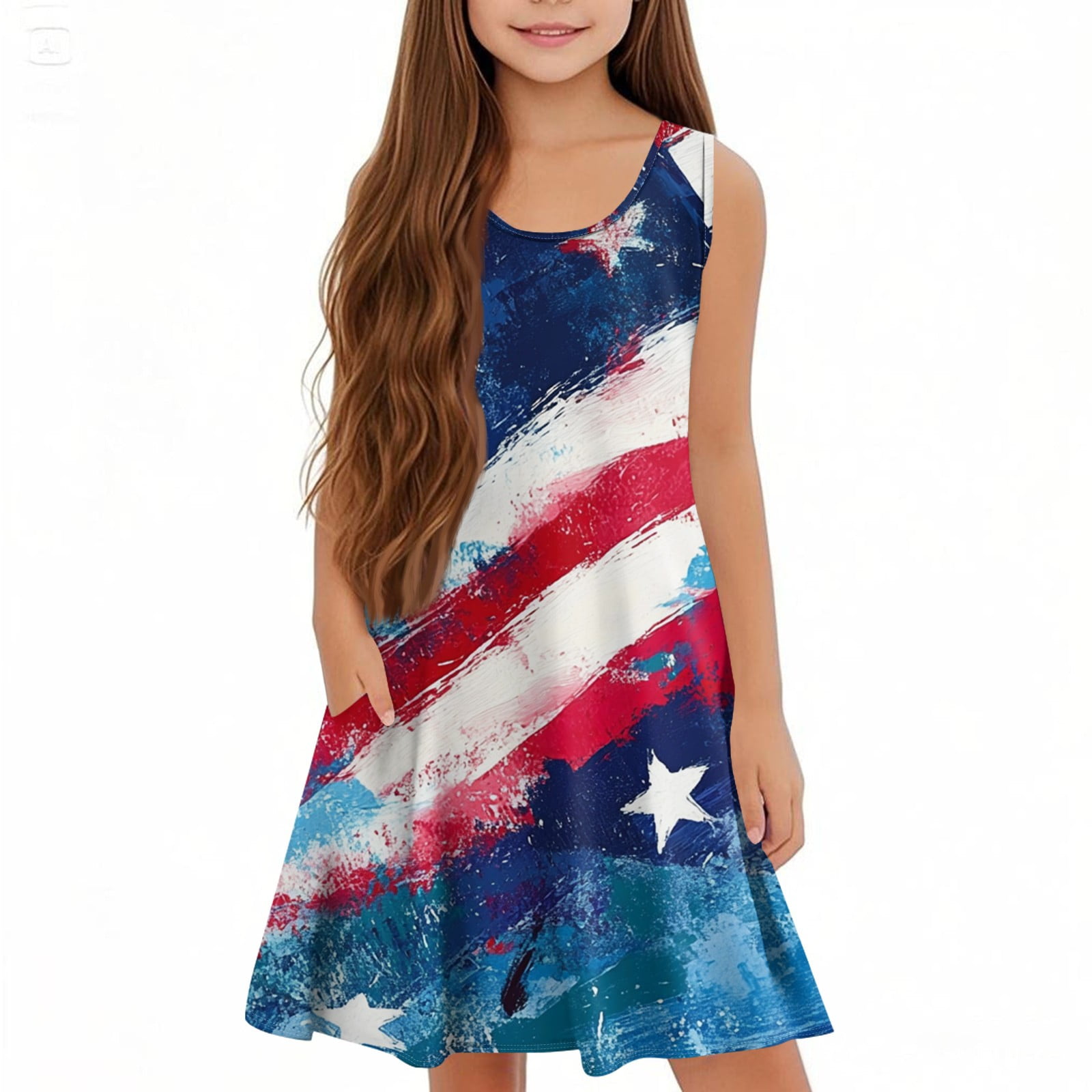 Divhosrg 4th Of July Outfits for Girls, Girls Fourth Of July American ...