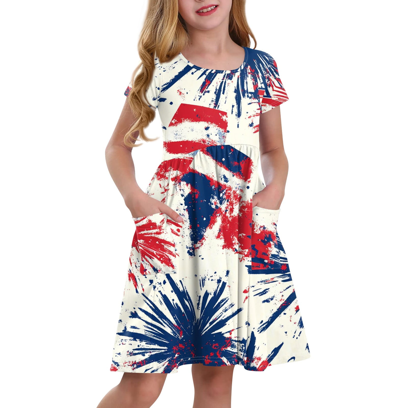 Divhosrg 4th Of July Outfits for Girls, Girls Fourth Of July American ...