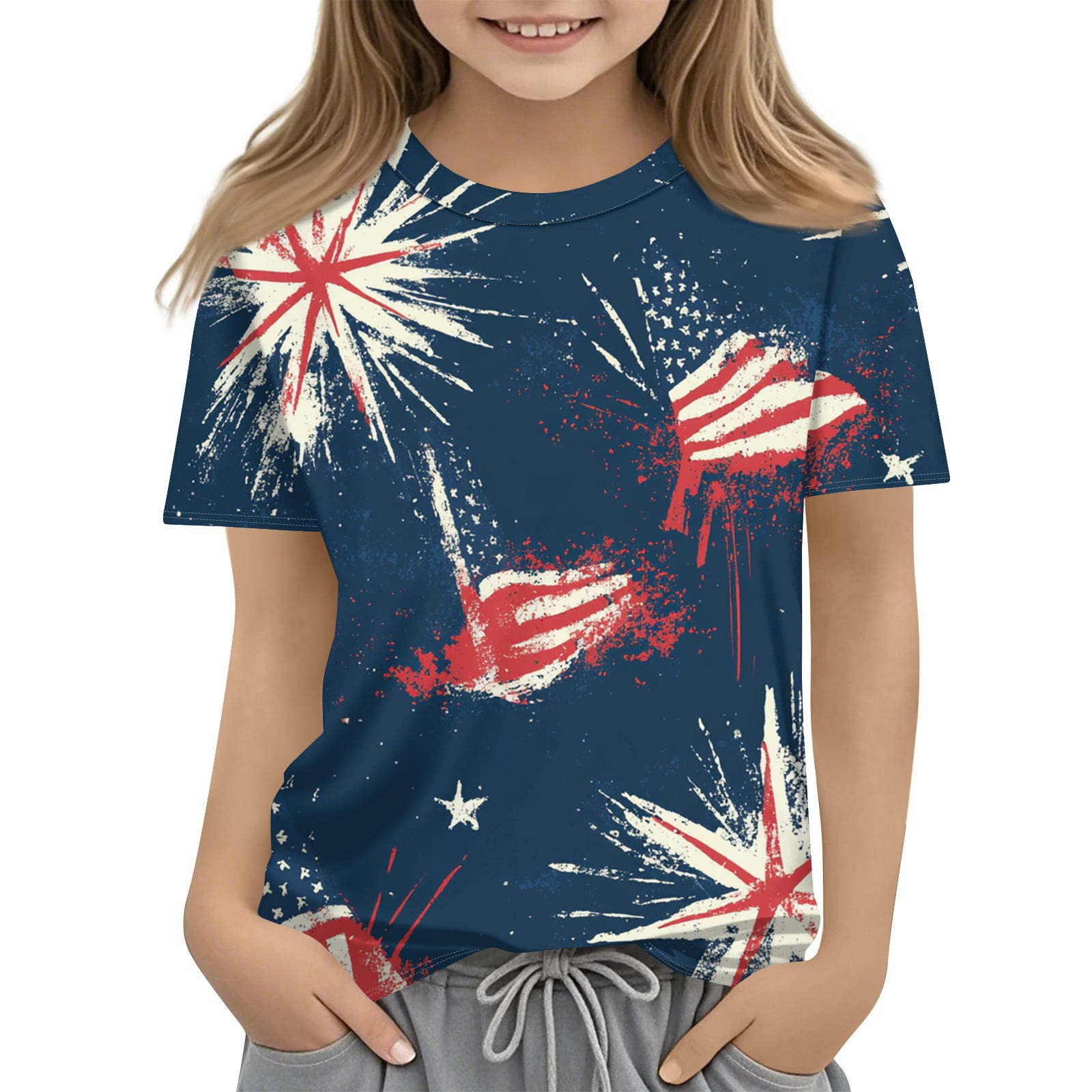 Divhosrg 4th of July Outfits for Toddlers, Usa Shirts for Family ...