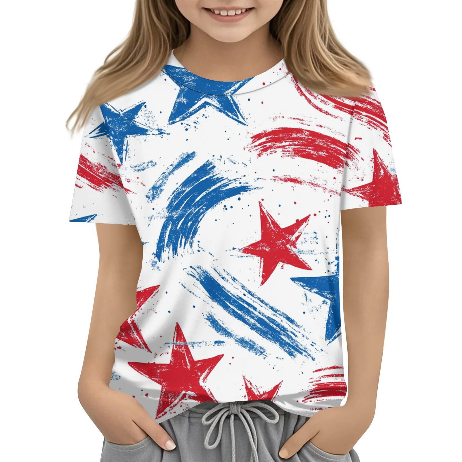 Divhosrg 4th of July Outfits for Toddlers, Usa Shirt Kids, Toddler Flag ...