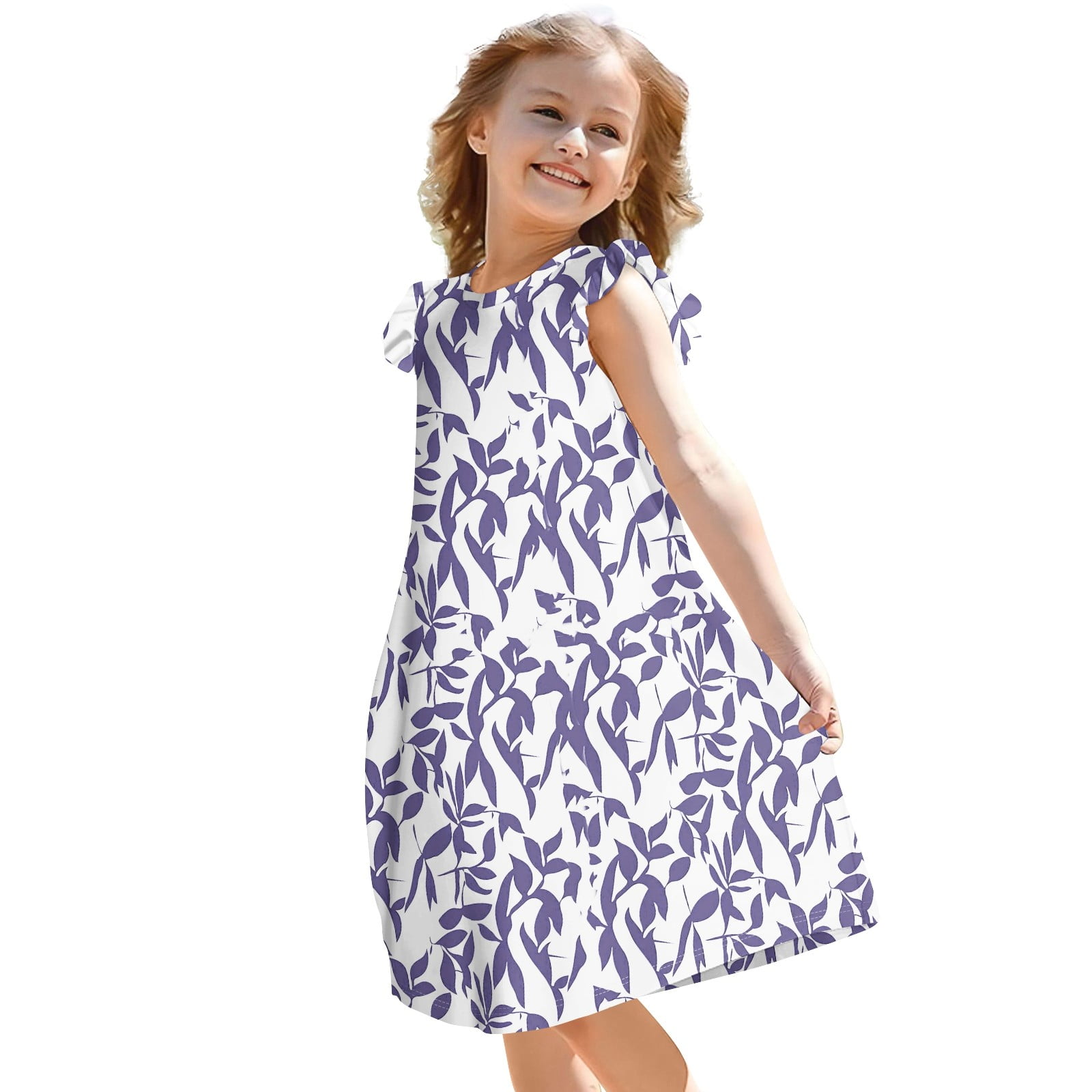 Divhosrg Girls Dresses Size 6, Party Dress for Girls, Flying Sleeve ...