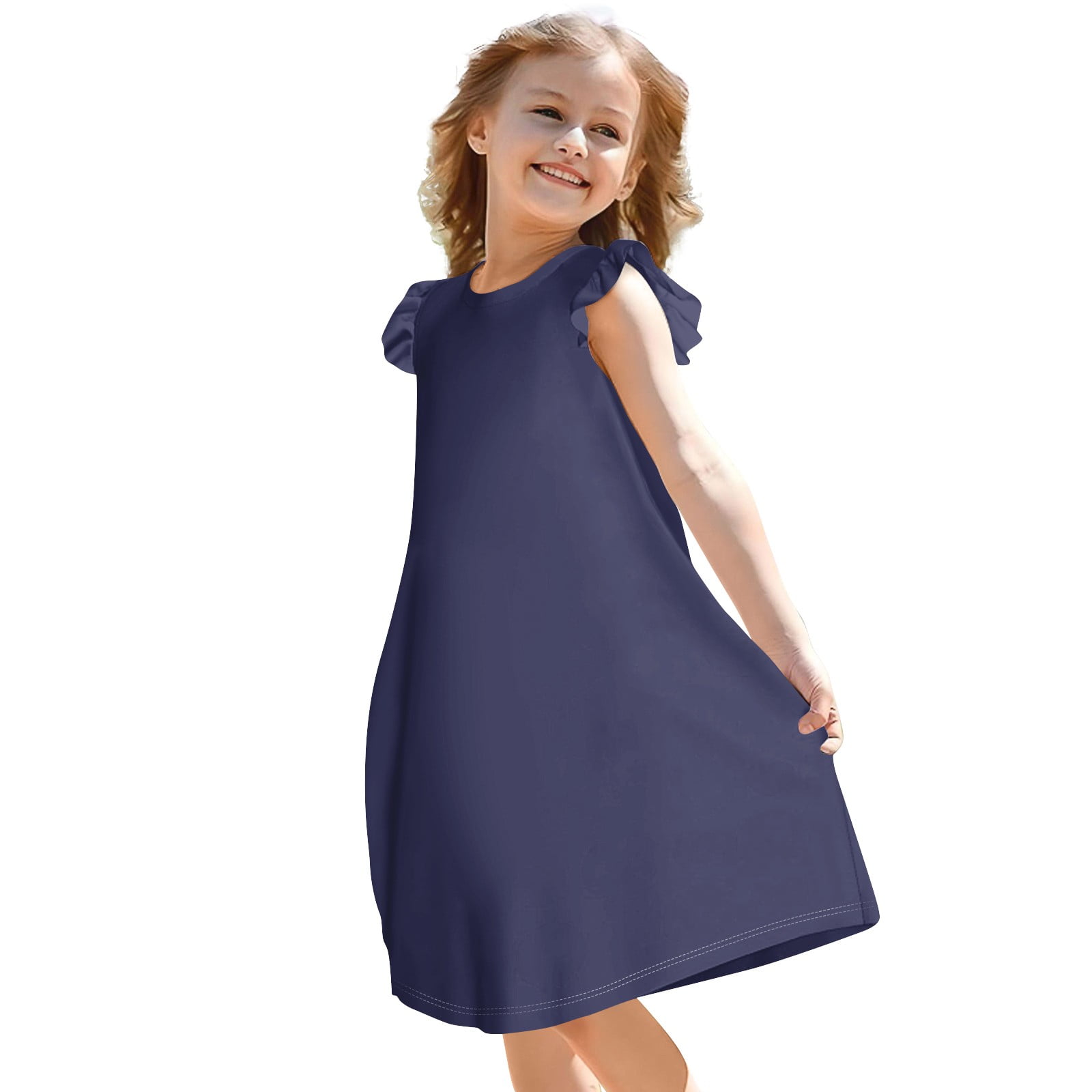 Divhosrg Girls Dresses Size 7, Party Dress for Girls, Flutter Sleeve a ...