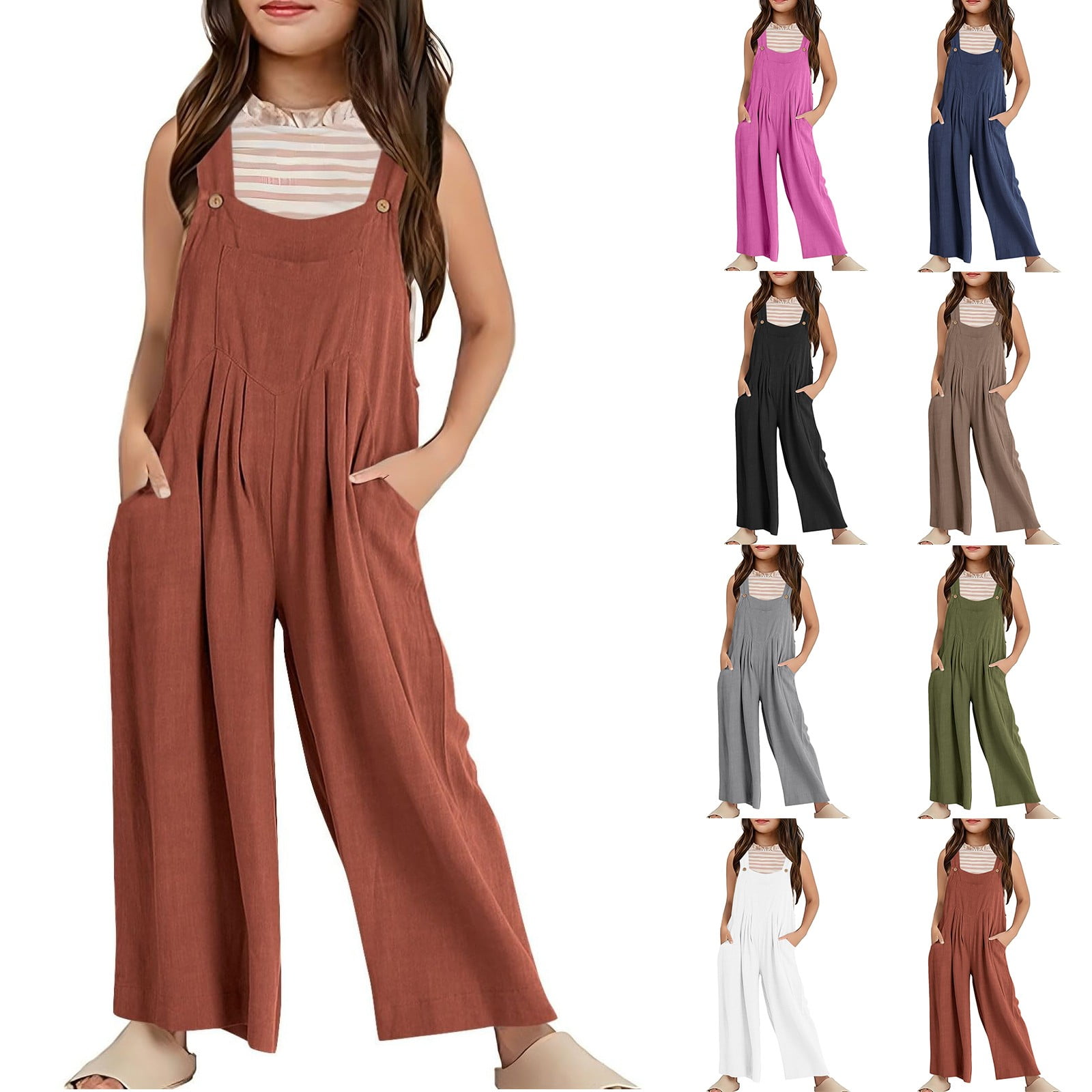 Divhosrg Girls Rompers Size 6 Clearance, Girls Jumpsuits and Rompers ...