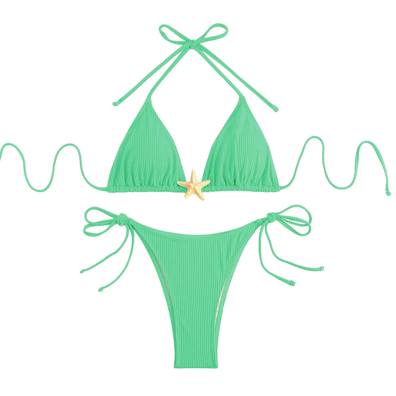 Divhosrg High Waisted Bathing Suit for Women Plus Size, Bikini Sets for ...