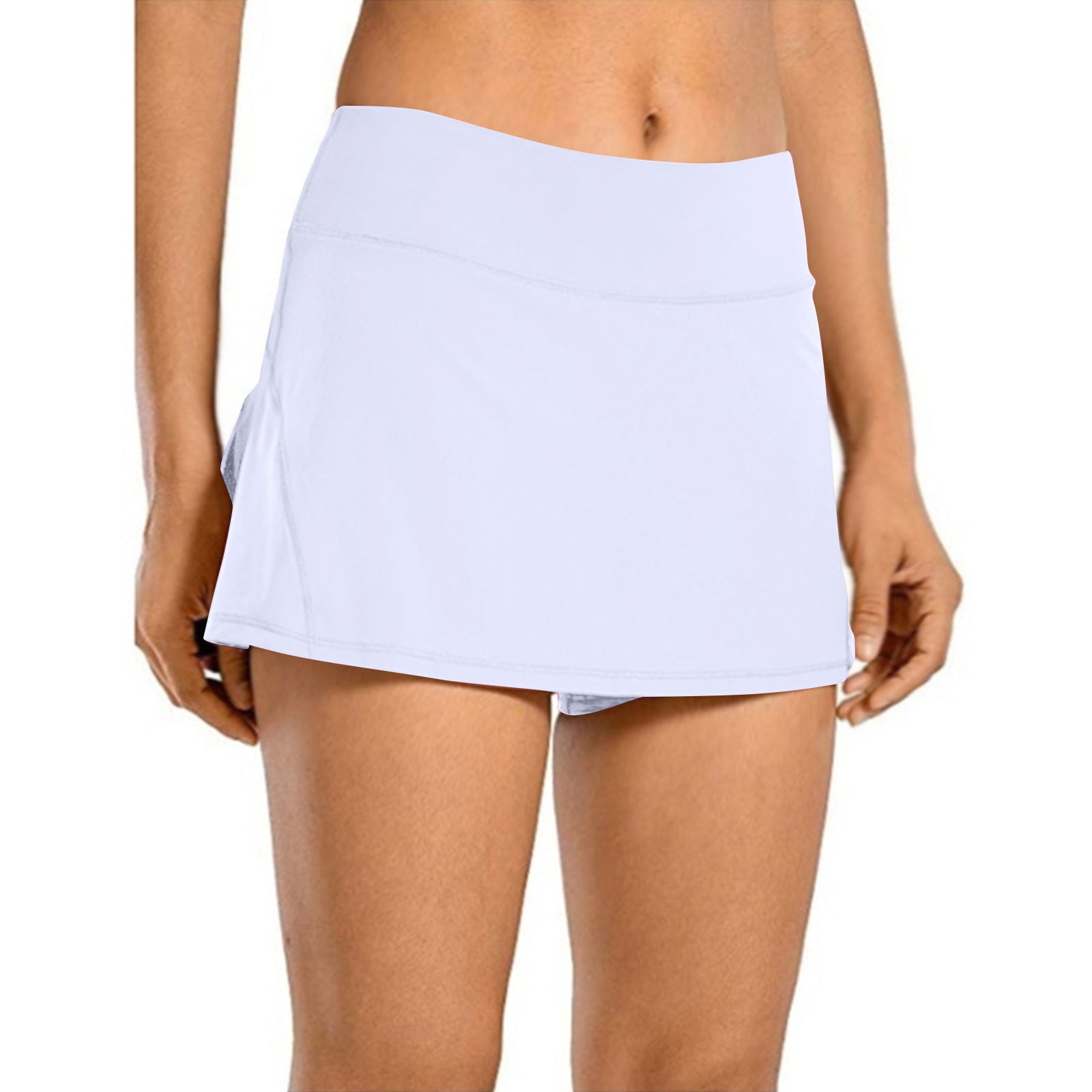 Divhosrg Skorts for Women with Pockets High Waist Tummy Control Women's ...