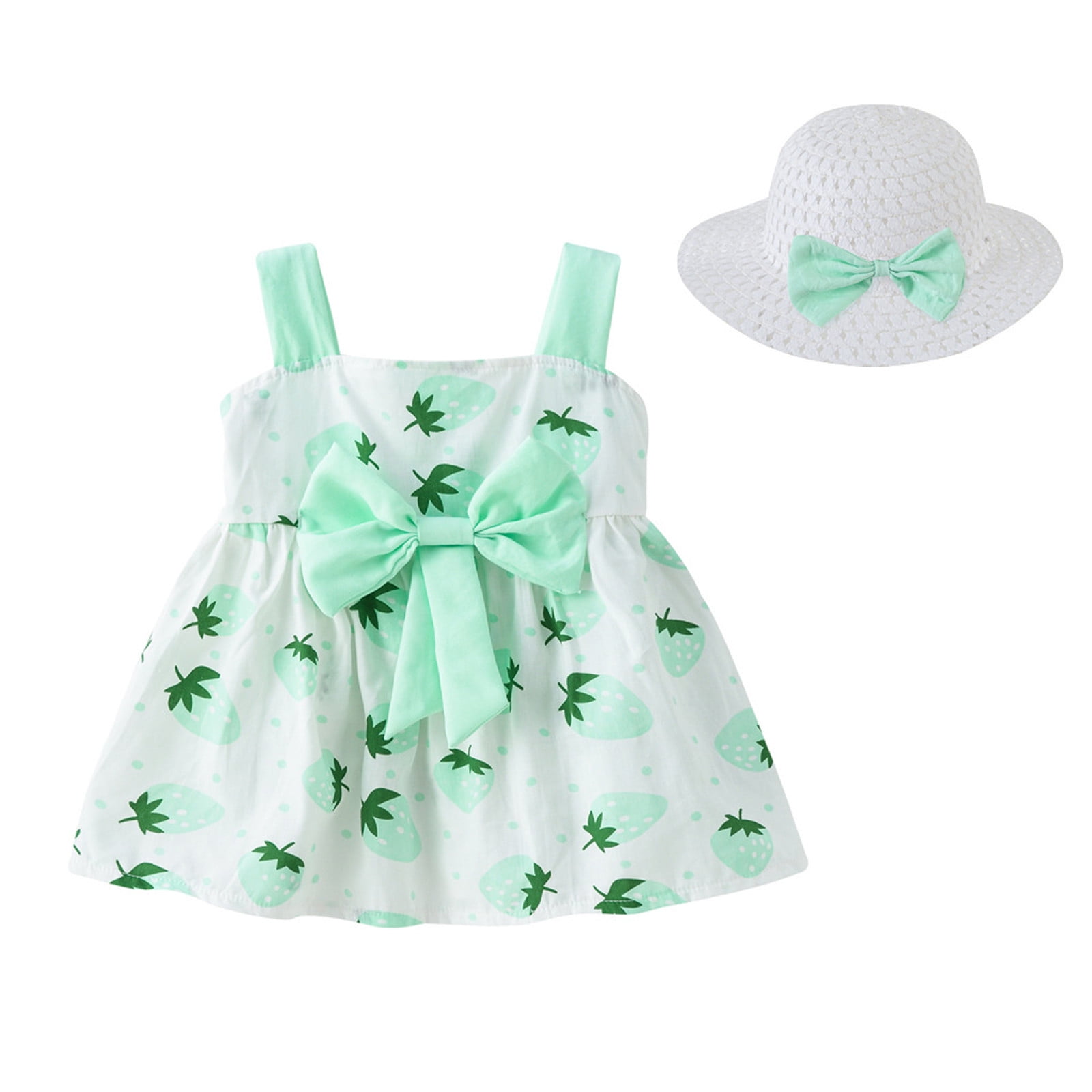 Divhosrg Spring Baby Girl Clothes, Baby Girl Dress Newborn Girls Summer ...