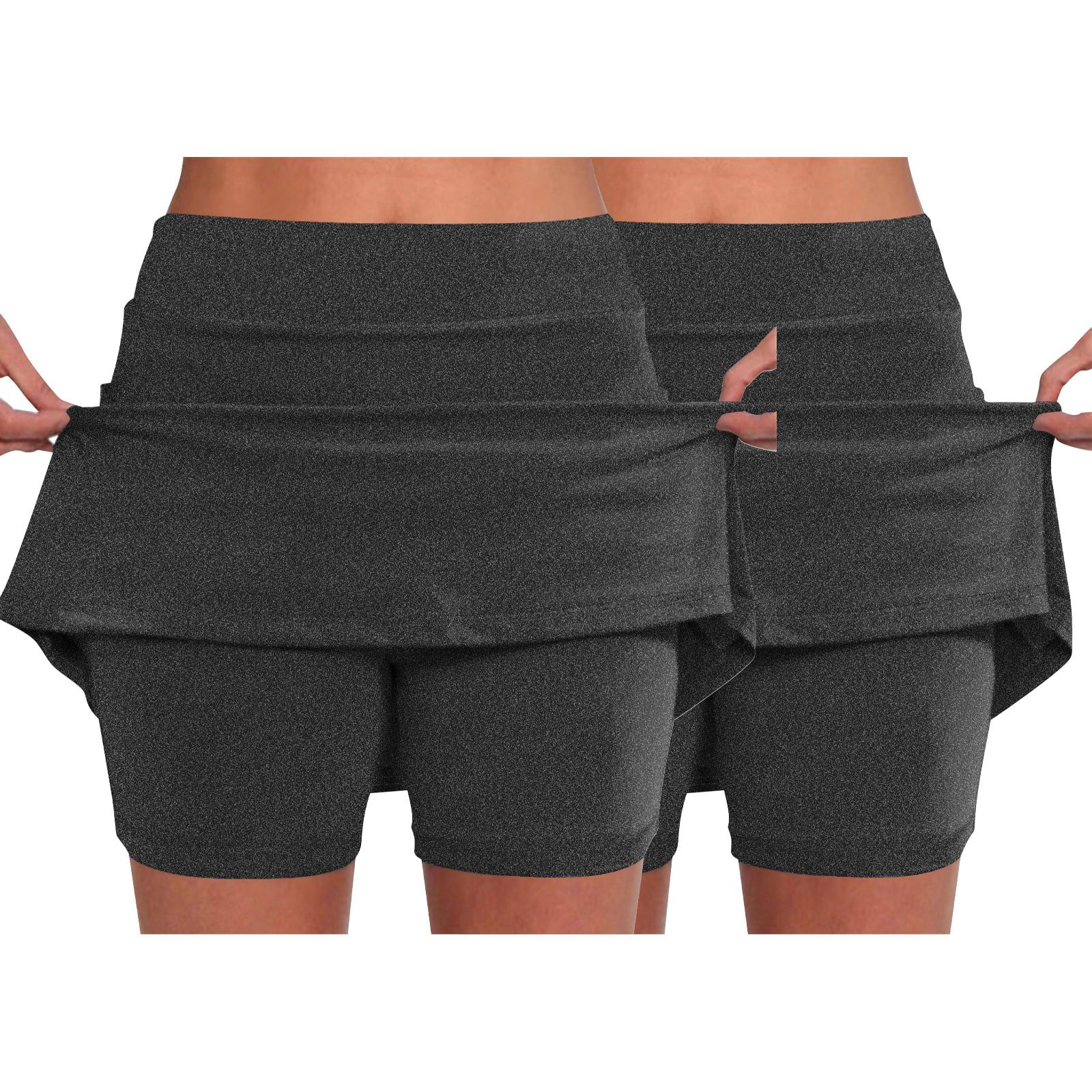 Divhosrg Tennis Skirts for Women Short Athletic Drawstring Skorts Built ...