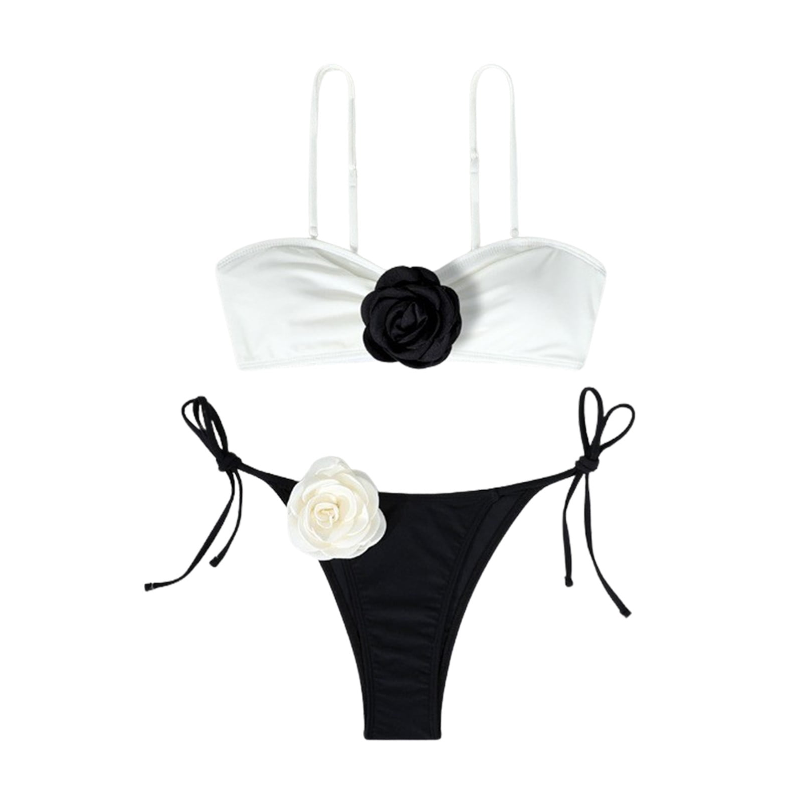 Divhosrg Tummy Control Swimsuits for Women, Bikini Sets for Women ...
