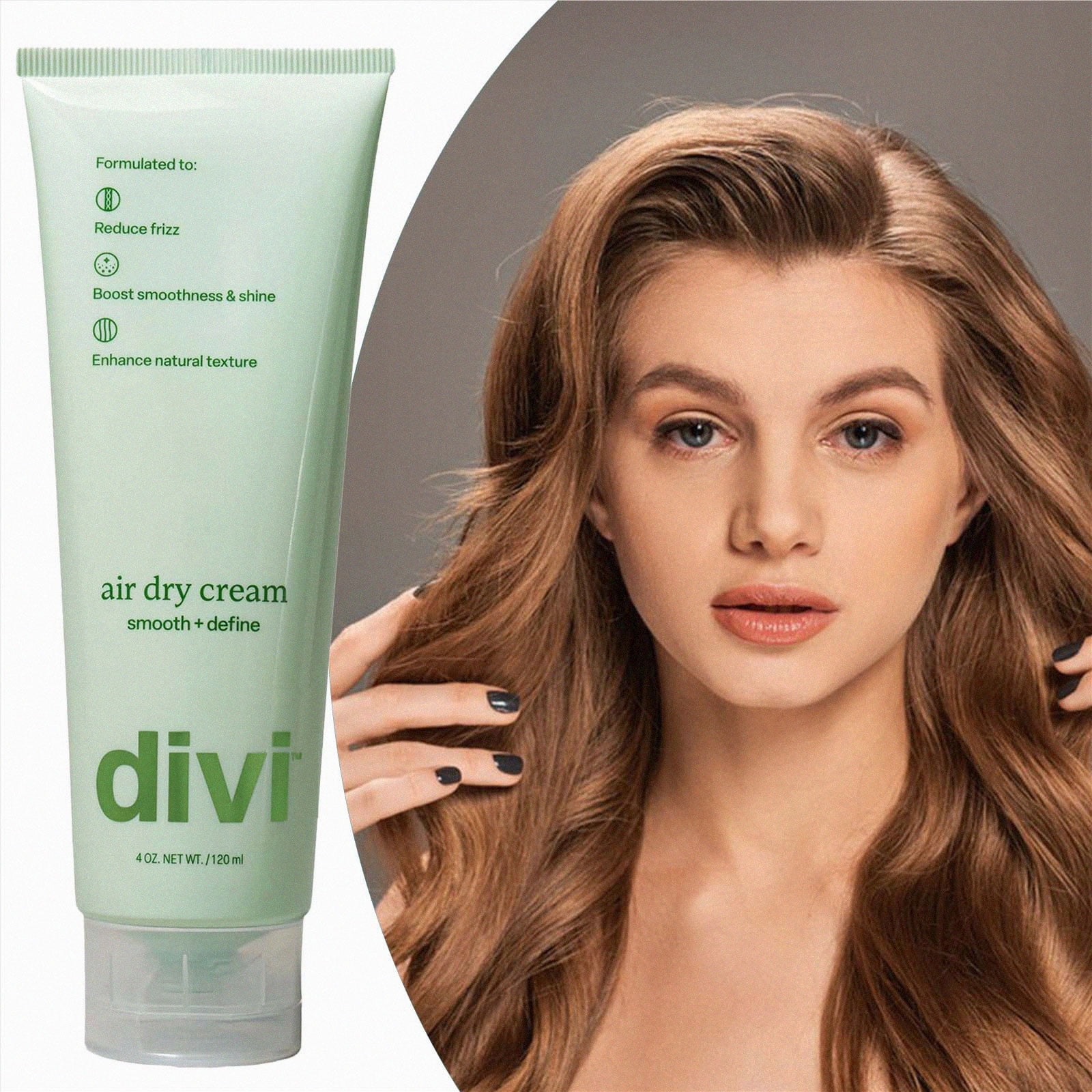 Divi Air Dry Styling Cream, Natural Hair Texture, Smooths Frizz ...