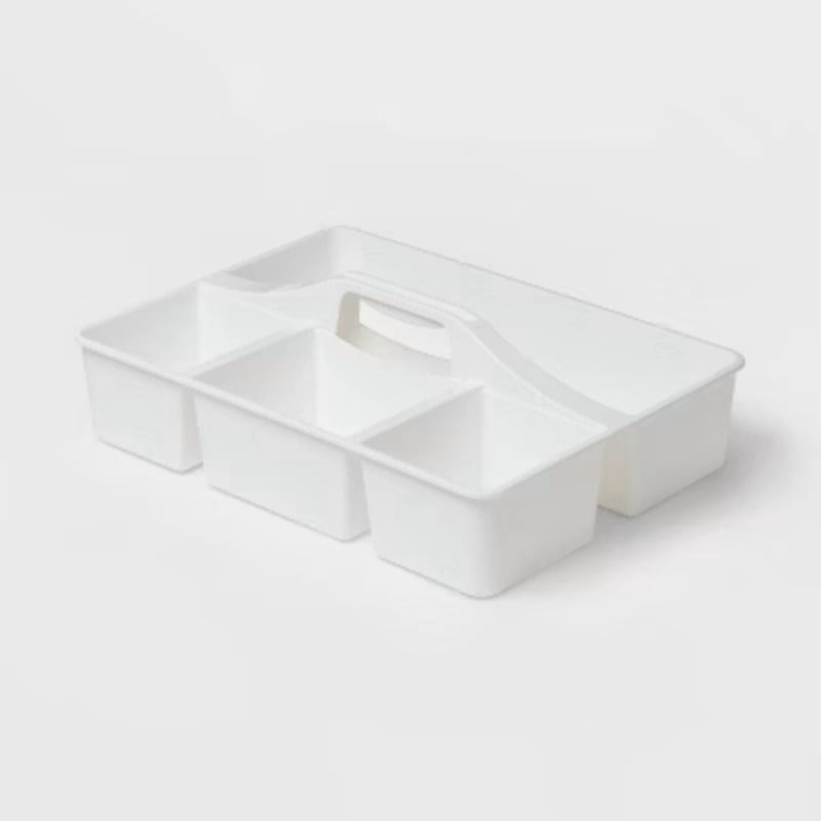 Divided Caddy Organizer White - Brightroom: Utility Storage Cart ...