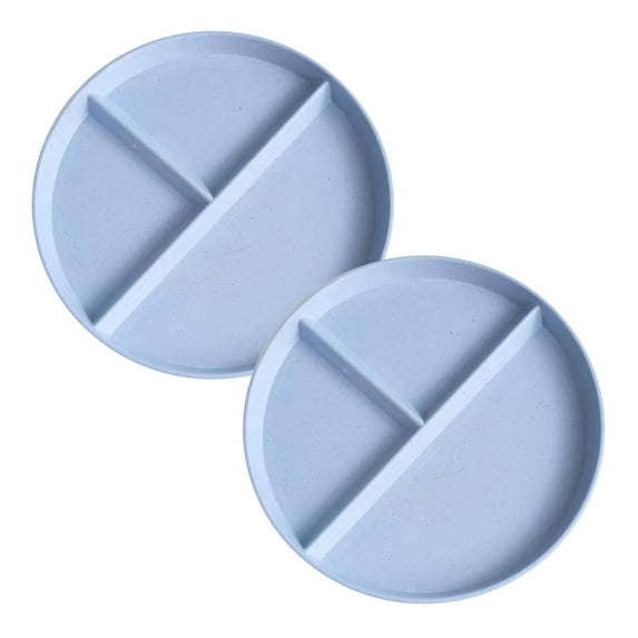 Divided Plates for Adults, Unbreakable Portion Control Plate Sectioned ...