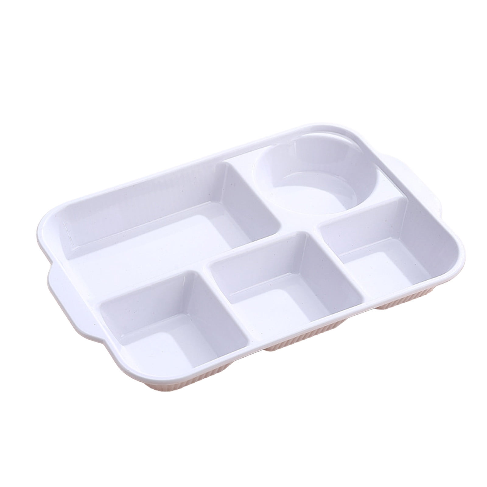 Divided Plates for Adults Kids, Reusable Compartment Plates with ...