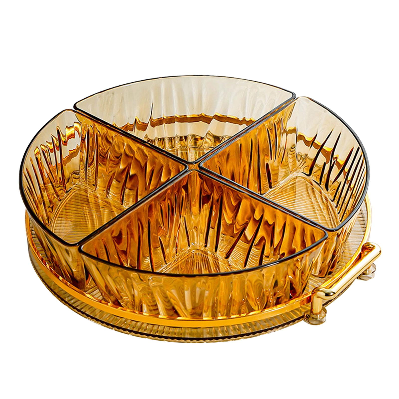 Divided Serving Dishes Appetizer Tray, Removable Portable Candy and Nut ...