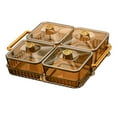 Divided Serving Dishes Removable Snacks Platter Portable Dried Fruit ...