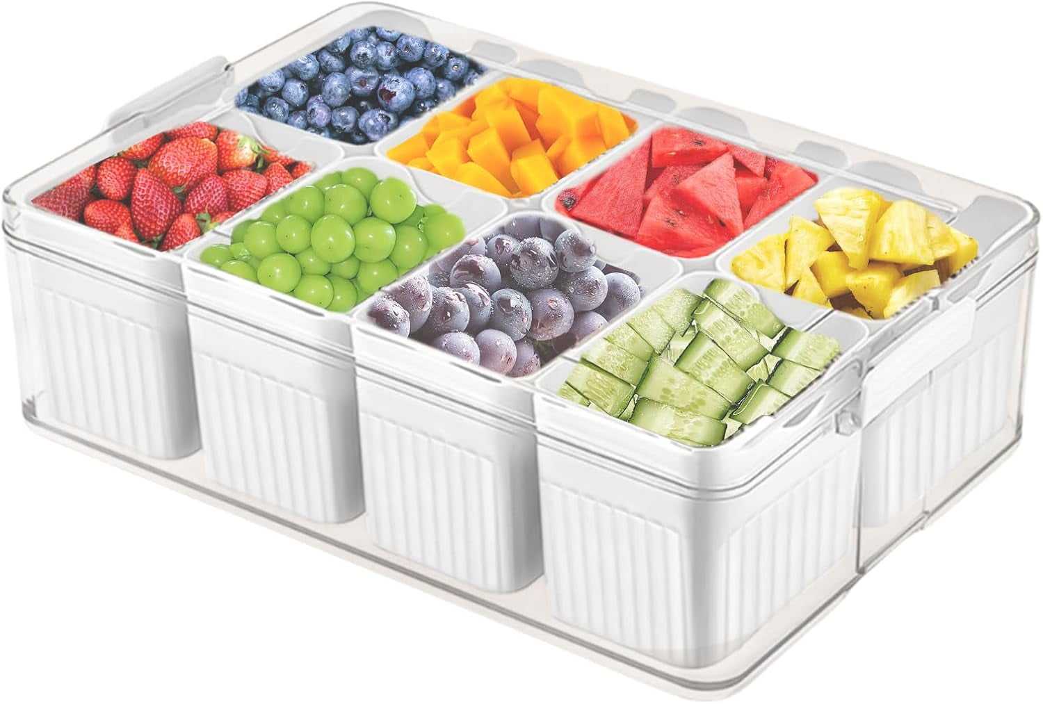 Divided Serving with Lid, Snackle Box Divider Container With Lid ...
