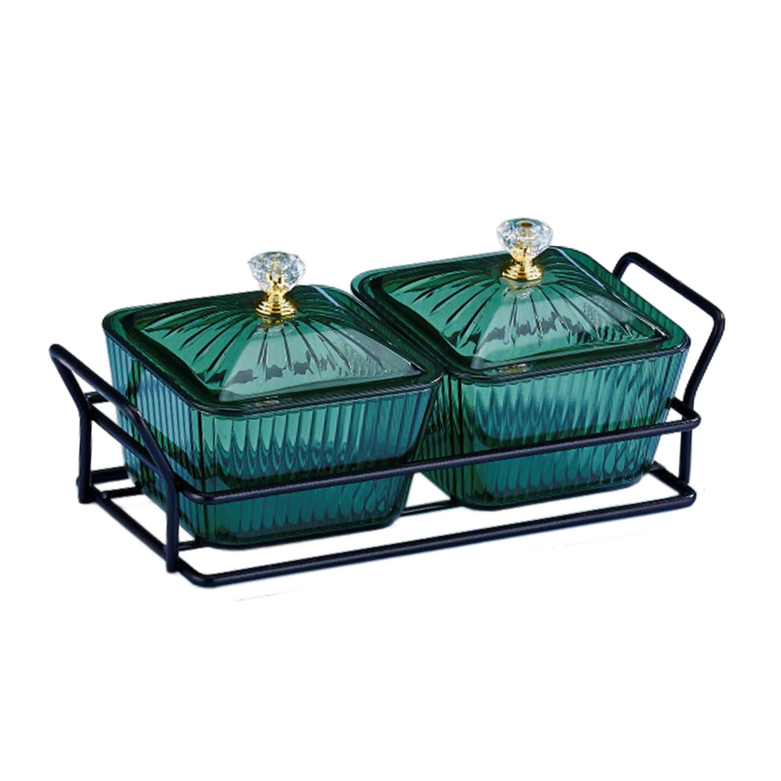 Divided Serving Platter Appetizer Serving Tray Food Storage Container ...