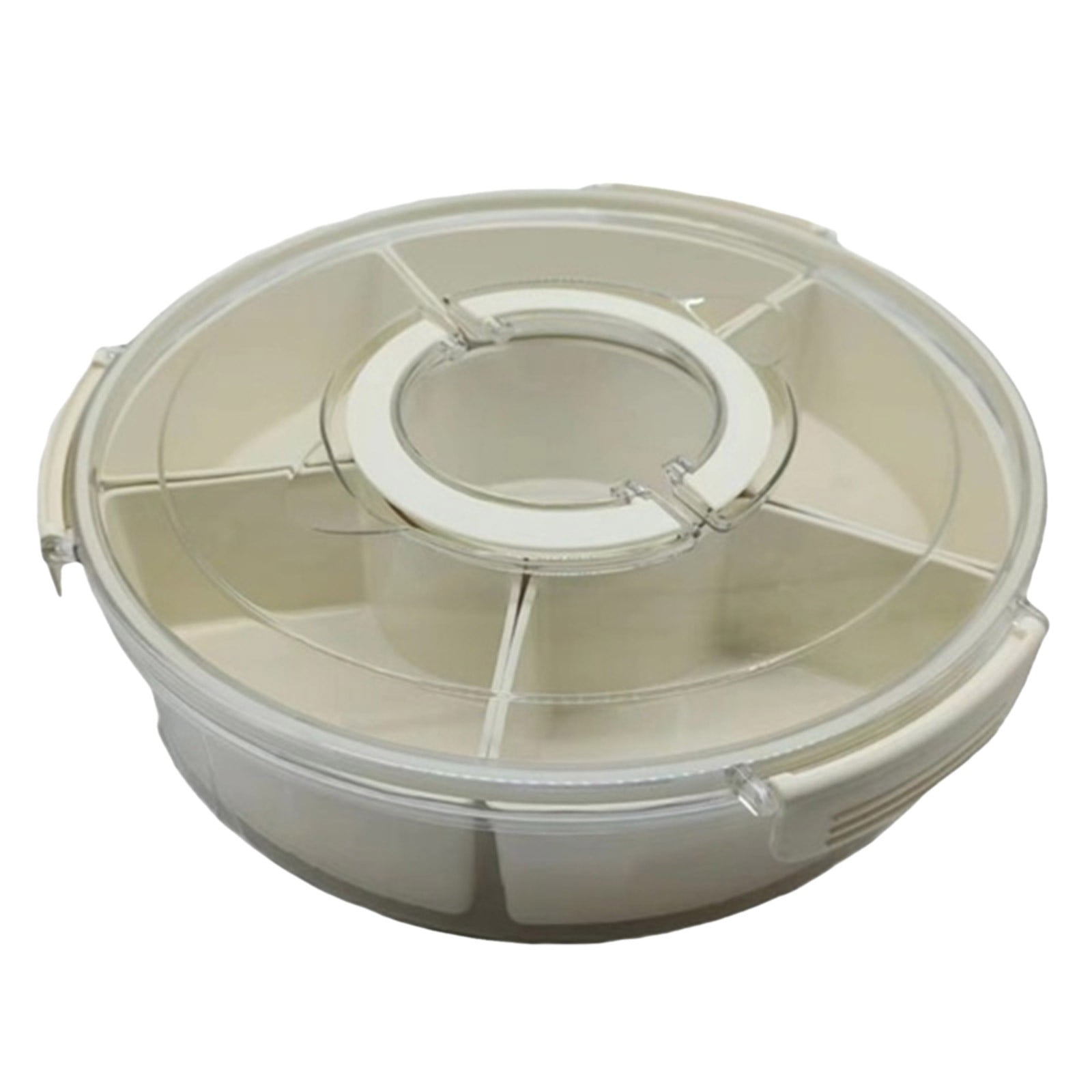 Divided Serving Tray With Lid And Handle Large Snack Snackle Box ...