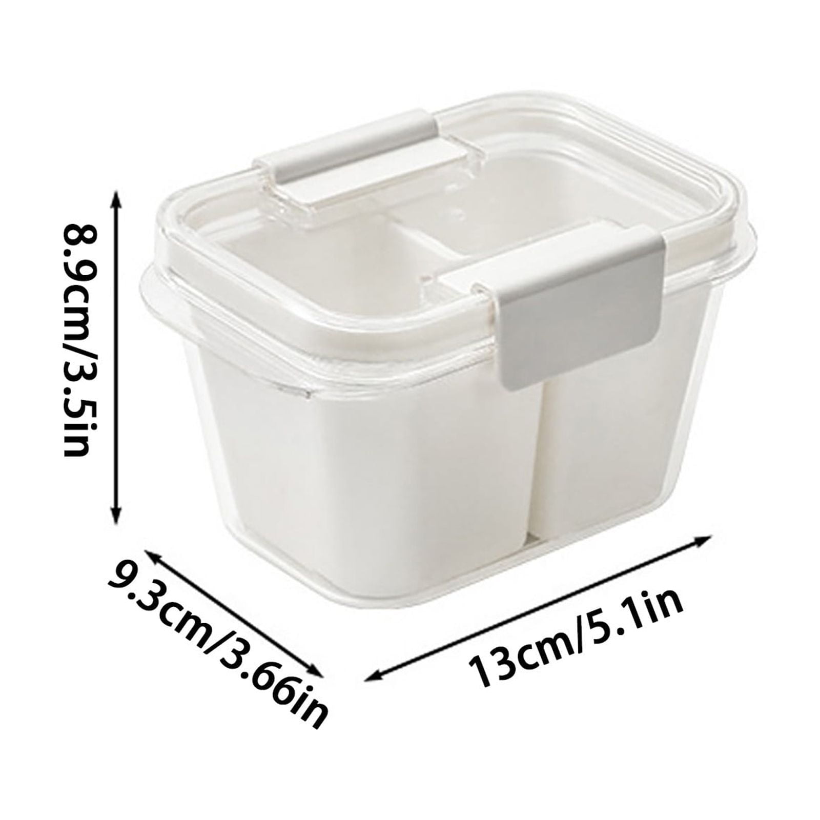 Divided Serving Tray with Lid-Snackle Box Charcuterie Container for ...