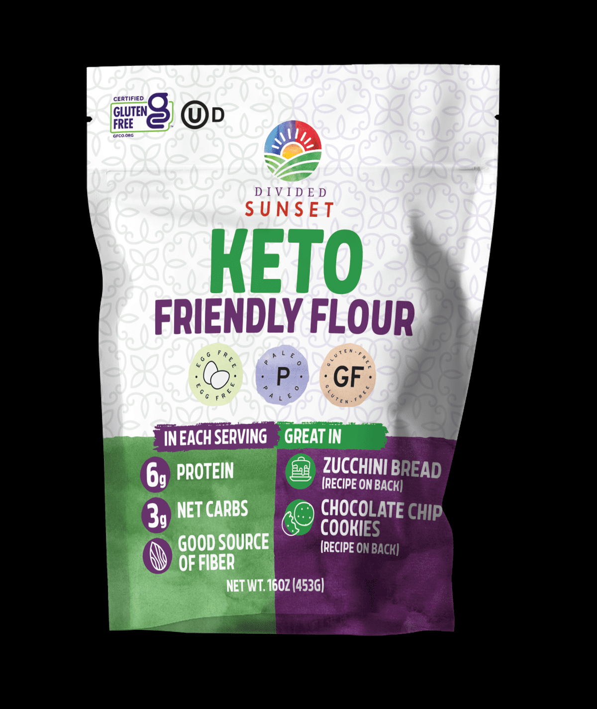 Divided Sunset Keto Friendly Flour, 16oz - Walmart.com