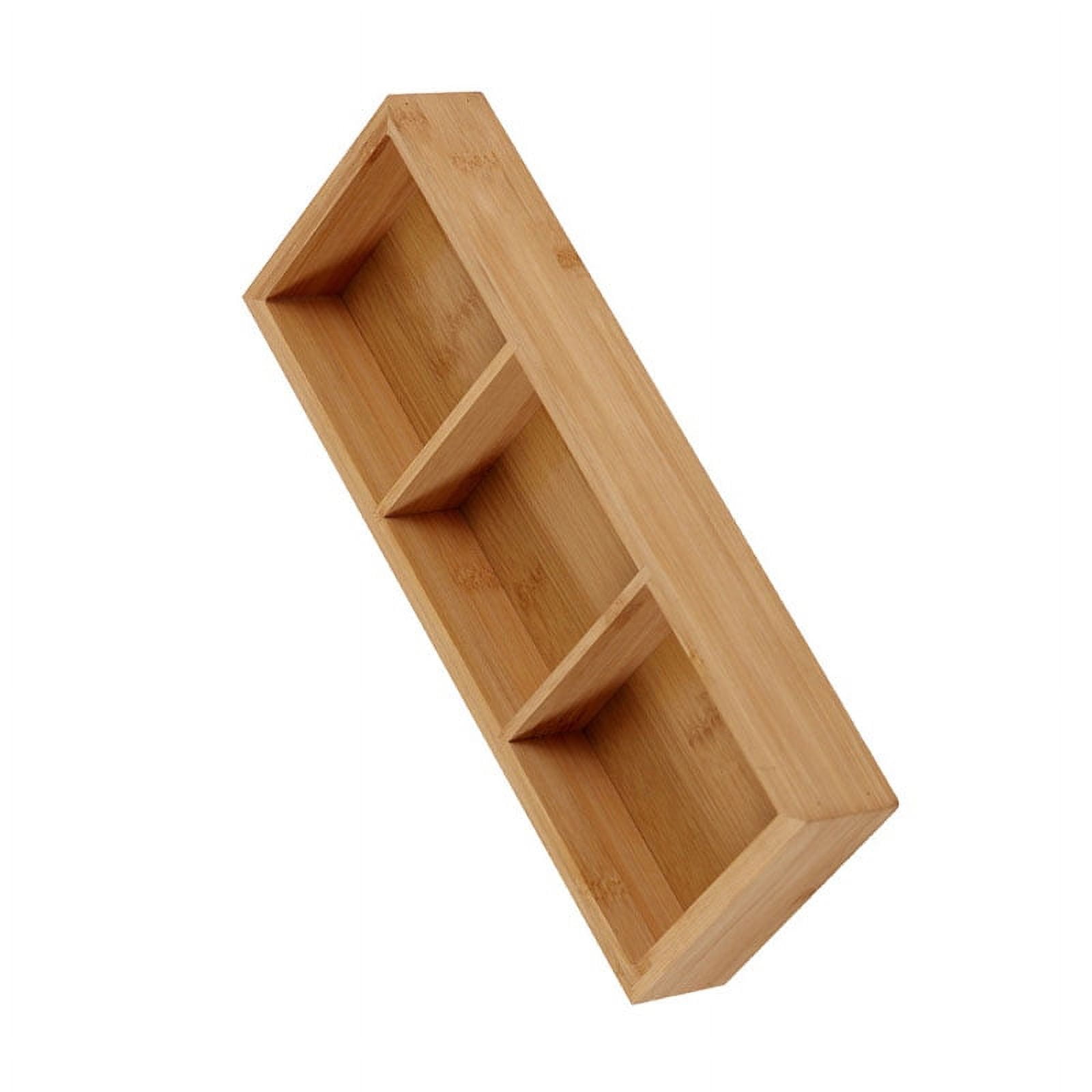 Divided Wooden Serving Tray, Natural Wooden Plate for Hot Pot Sushi ...