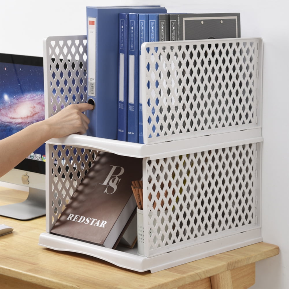 Divider Box Drawer Organizer Stackable Plastic Storage Basket for ...