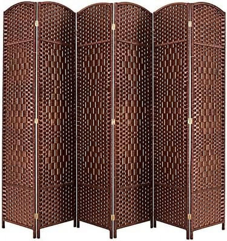 Divider Folding Privacy Screen with Diamond Double-Weave Room dividers ...