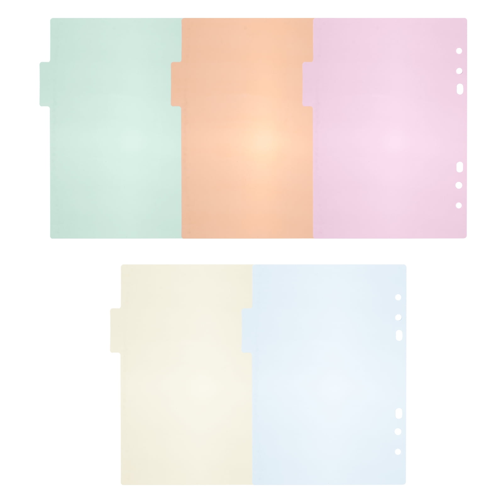 Divider Index Board Dividers for 3 Ring Binder Tabs Mini Binders ...