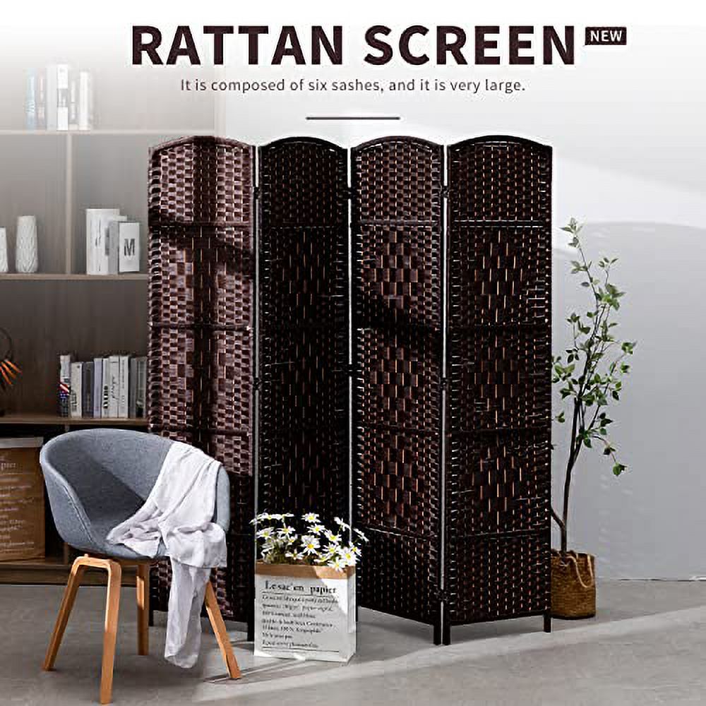 Divider Room Panel, 4 Panel 6 Ft Folding Privacy Screens, Freestanding ...
