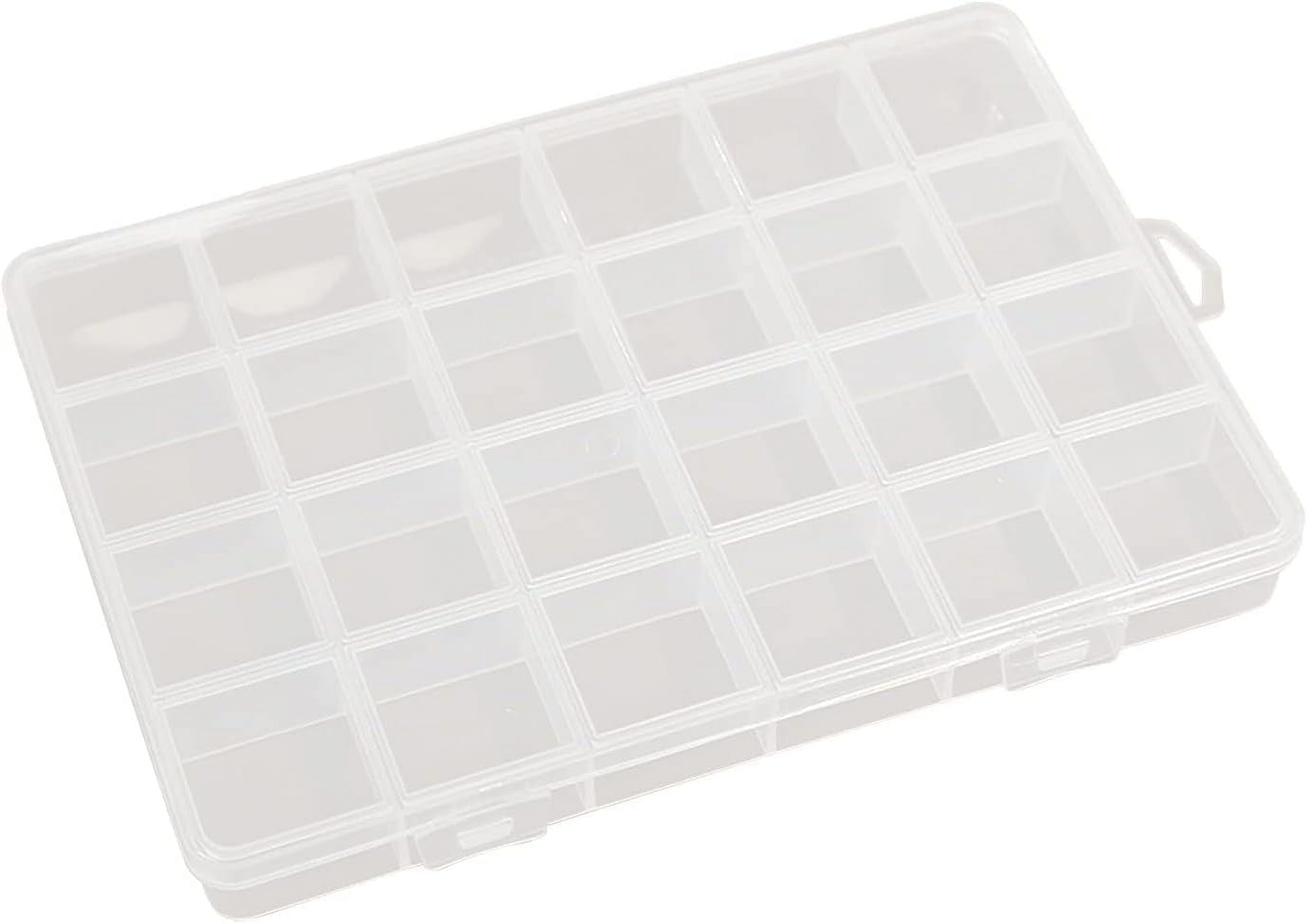 Dividers Craft Tackle Organizer Storage Containers Box Clear Jewelry ...