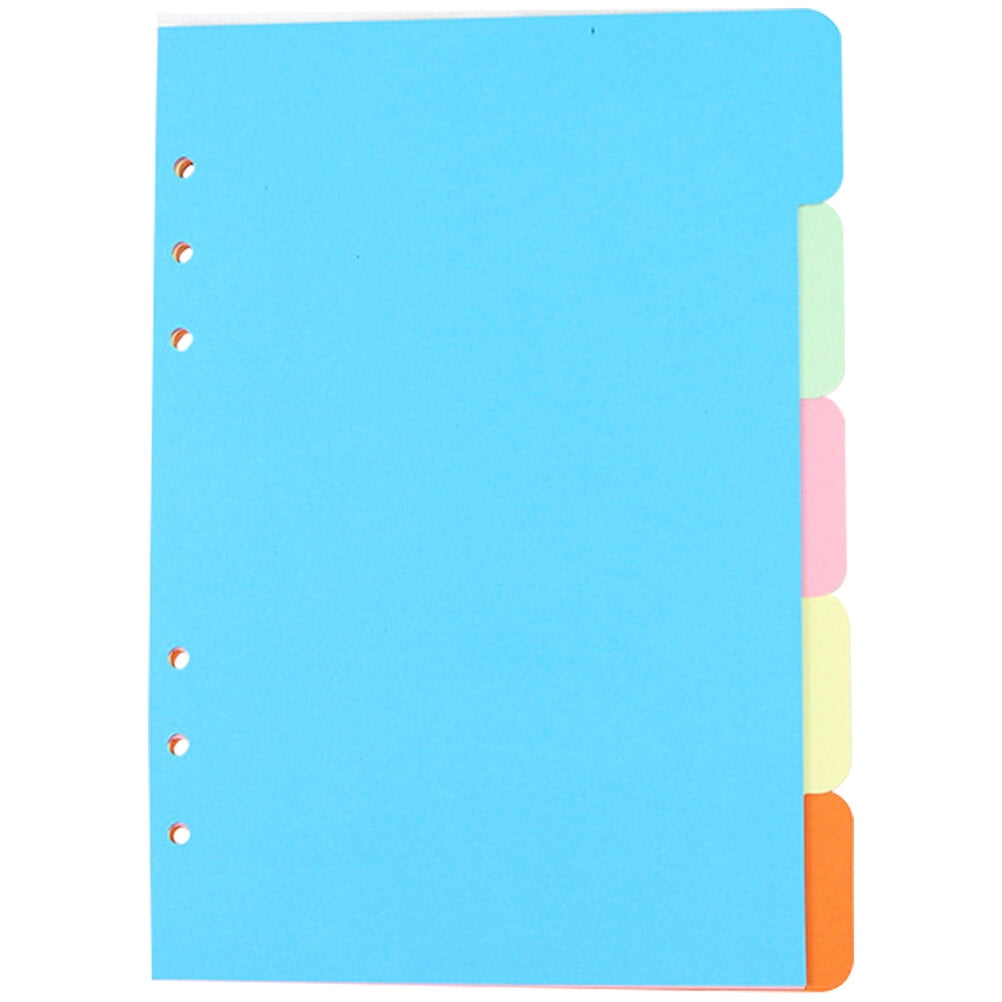 Dividers Divider Binder Tabs Paper Cards Supplies Bible Study Notebook ...