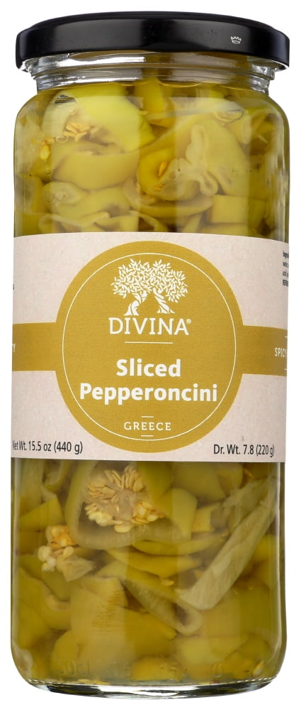 Divina All Natural Sliced Pepperoncini, 7.75 oz. - Walmart.com
