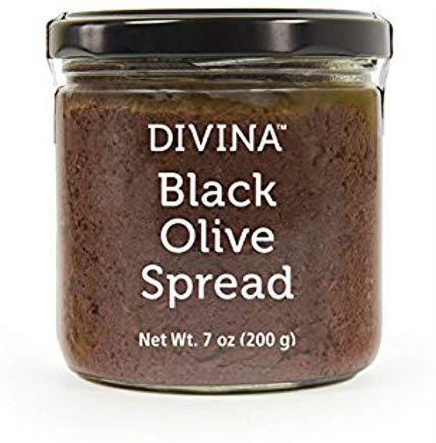 Divina Black Olive Spread, 7 Ounce - Walmart.com