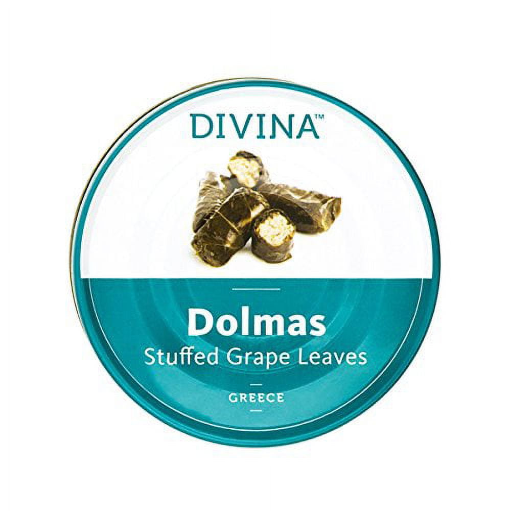 Divina Low Calorie Healthy Snack - Dolmas Stuffed Grape Leaves, 7 Ounce ...