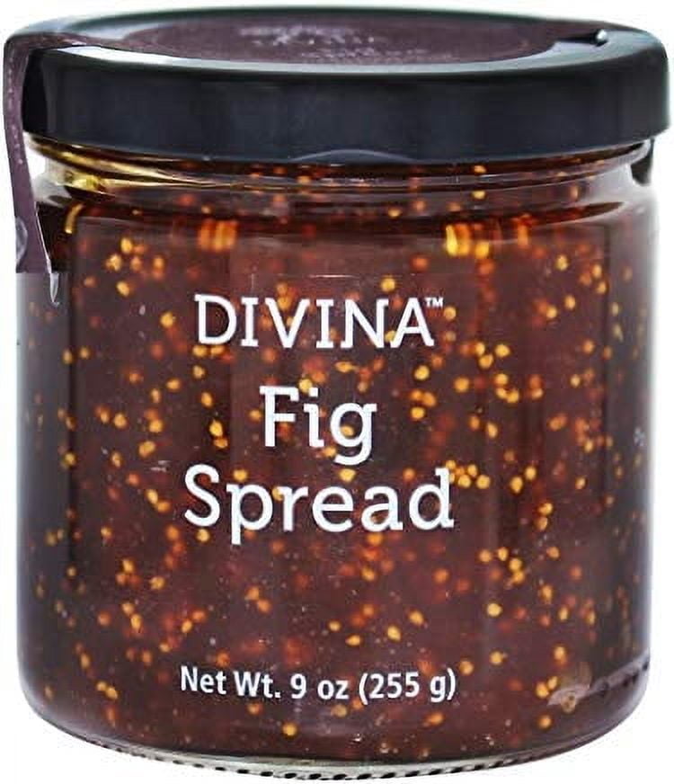 Divina Natural Fig Spread, 9 oz - Food Spreadable Fruit Specialty ...