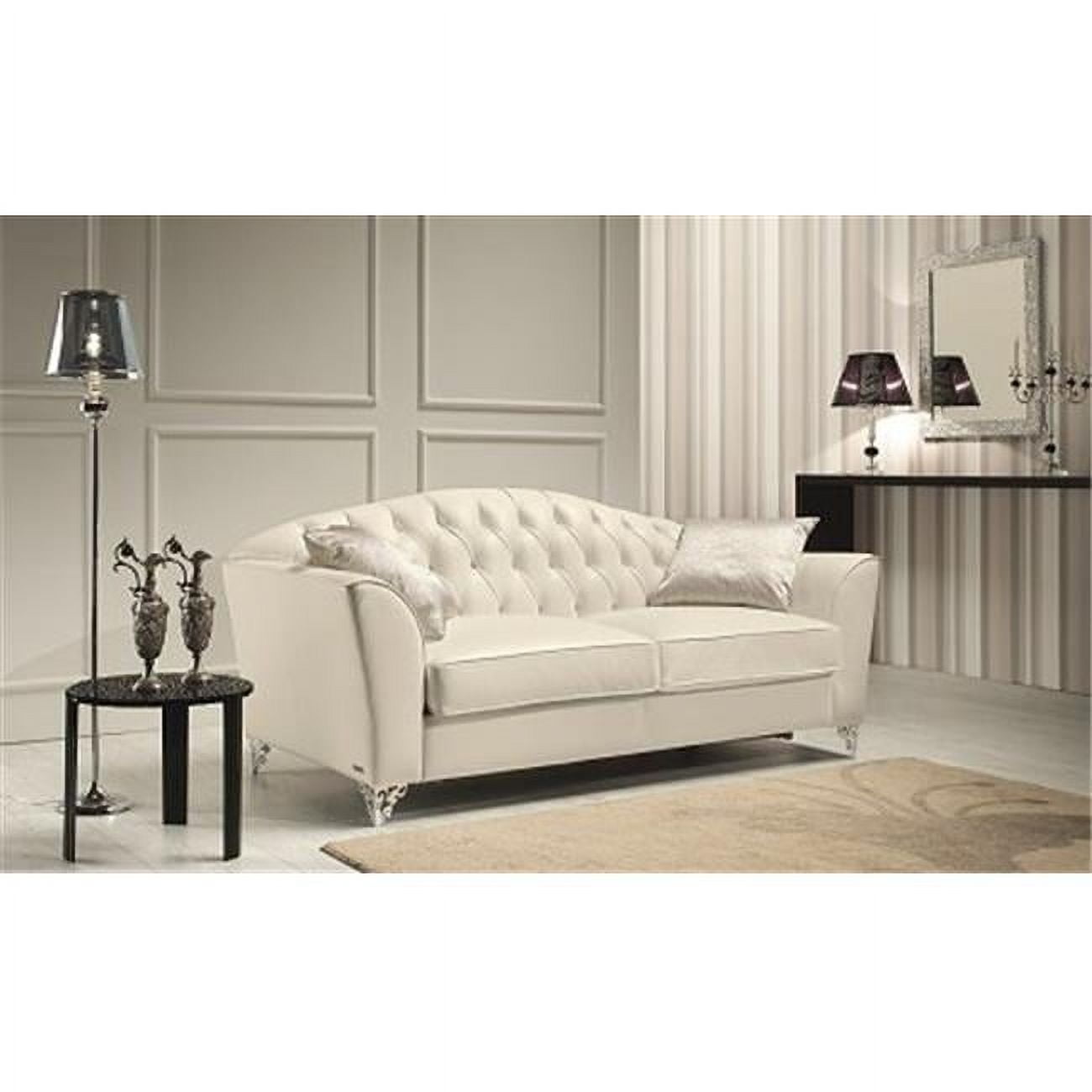 Divina Love Seat in Leather - Walmart.com