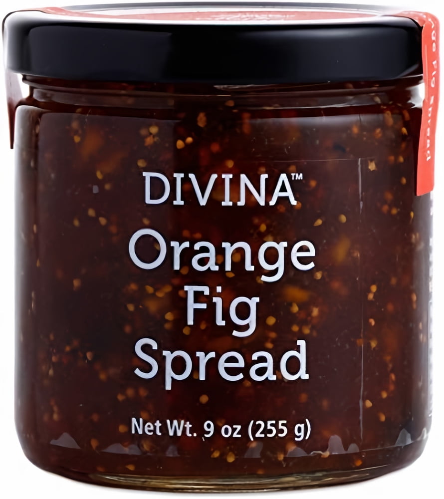 Divina Specialty Spread, Orange Fig, 9 oz. (Pack of 6) - Walmart.com
