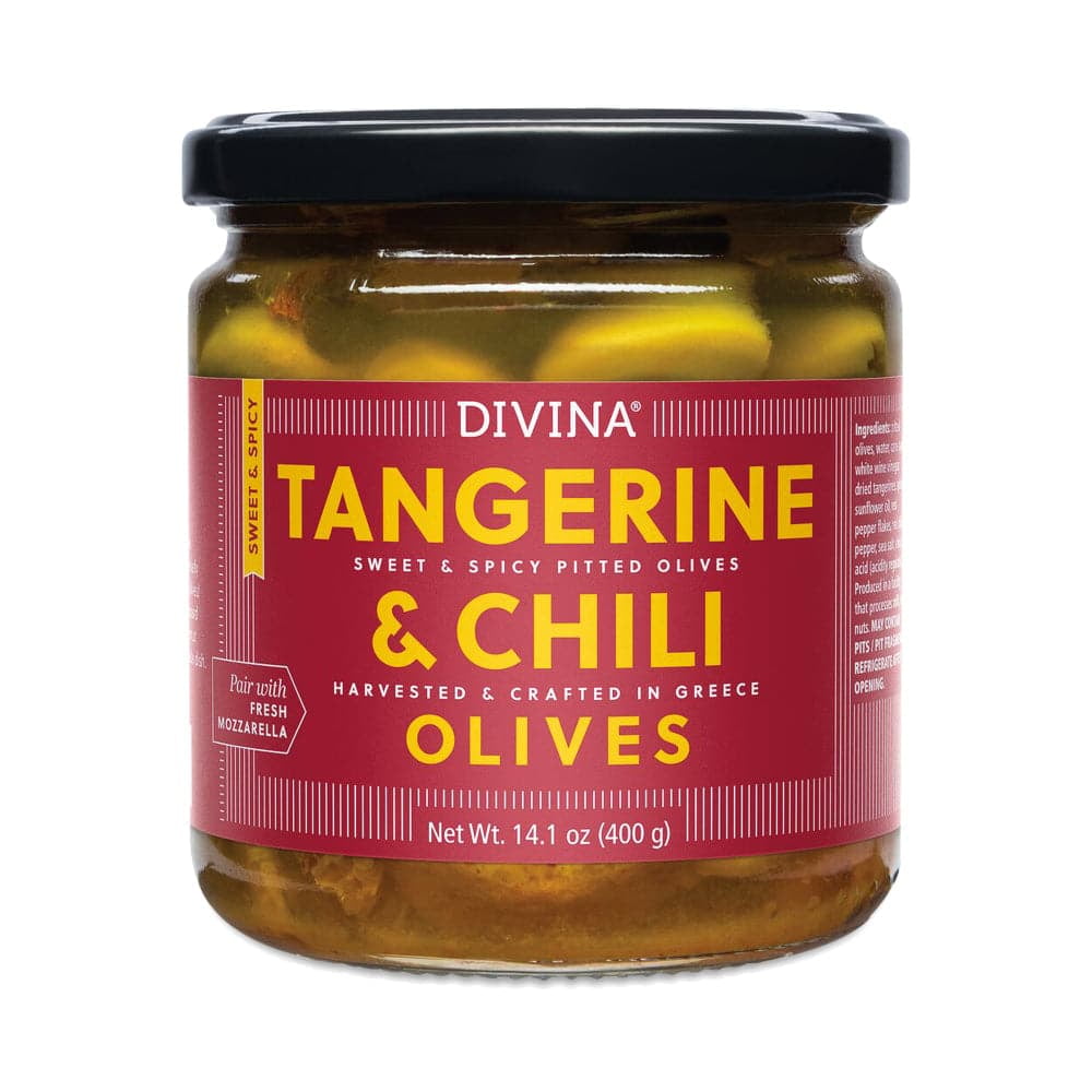 Divina, Tangerine & Chili Marinated Olives, Original Title, 50g ...