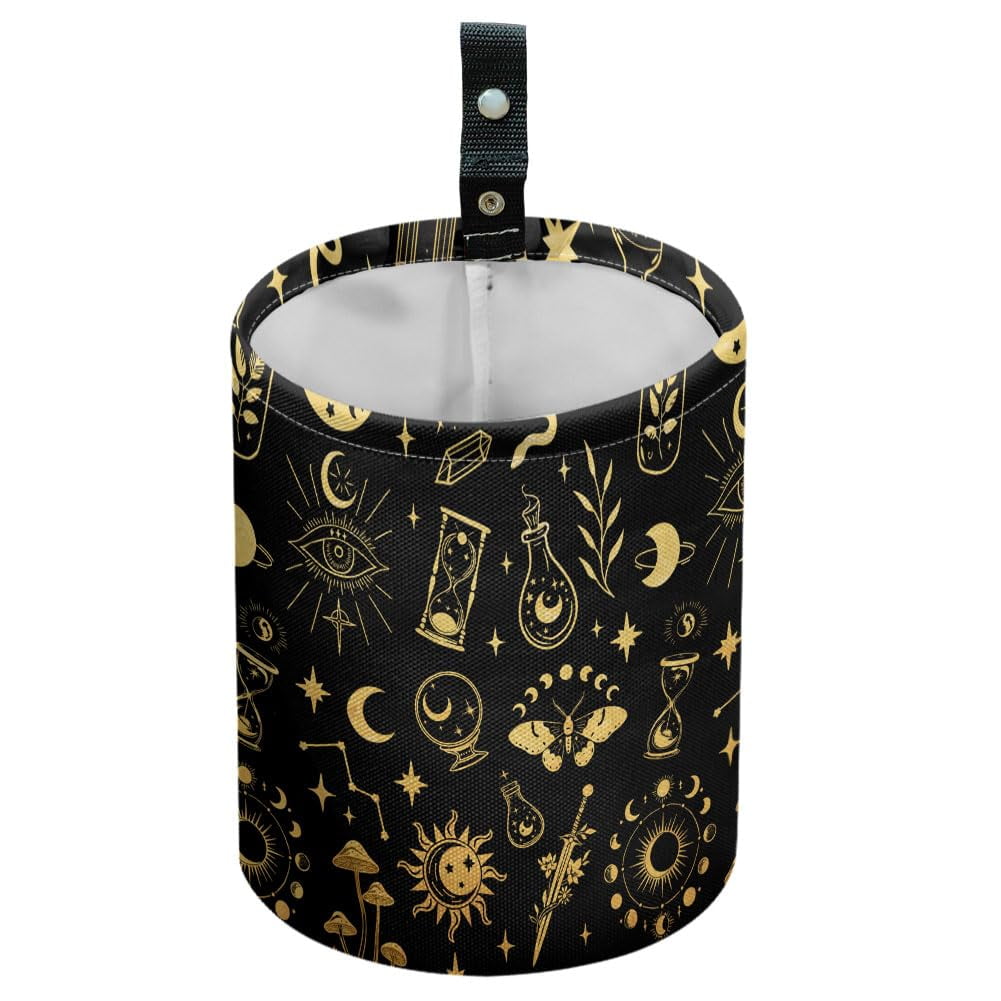 Divination Magic Car Trash Can Waterproof Garbage Can Car Seat Back ...