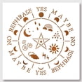 Divination Theme Stencil Symbols Stencils Resusable Stencils Square DIY ...