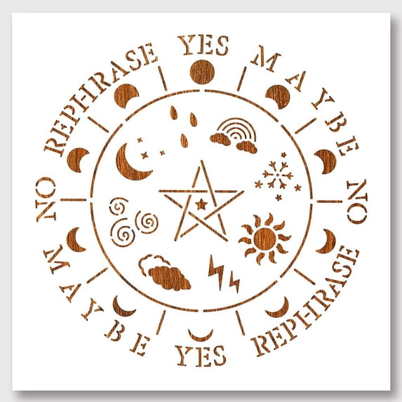 Divination Theme Stencil Symbols Stencils Resusable Stencils Square DIY ...