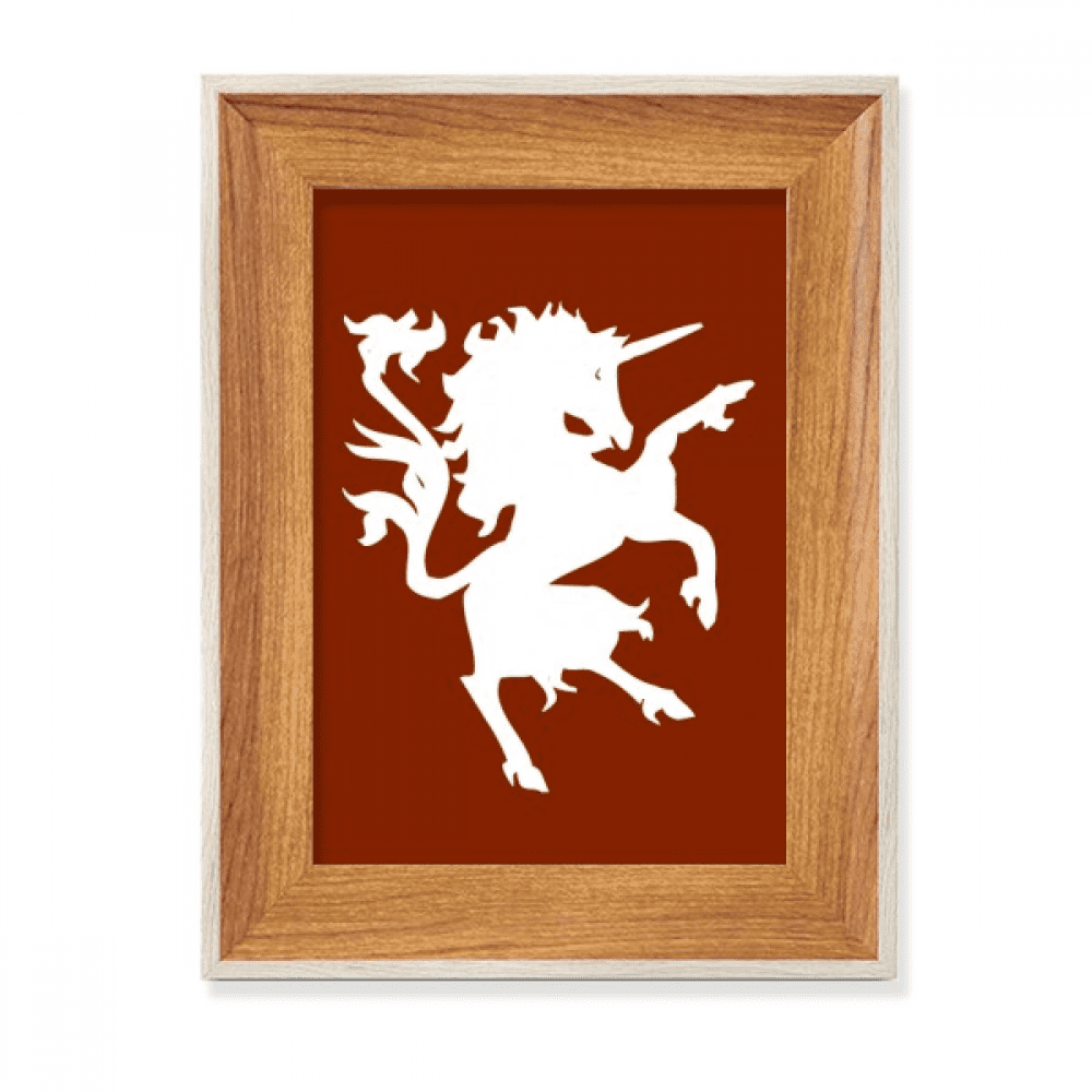Divine Animals Foreign Ferocious Ability Unicorn Desktop Wooden Photo ...