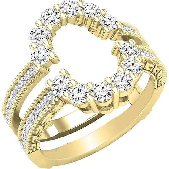 Divine Creation 2.20 Ct Round Cut White Diamond Wedding Engagement ...