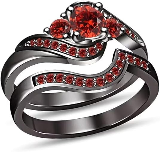 Divine Creation 2.80 Ct Round Cut Red Ruby Wedding Engagement ...