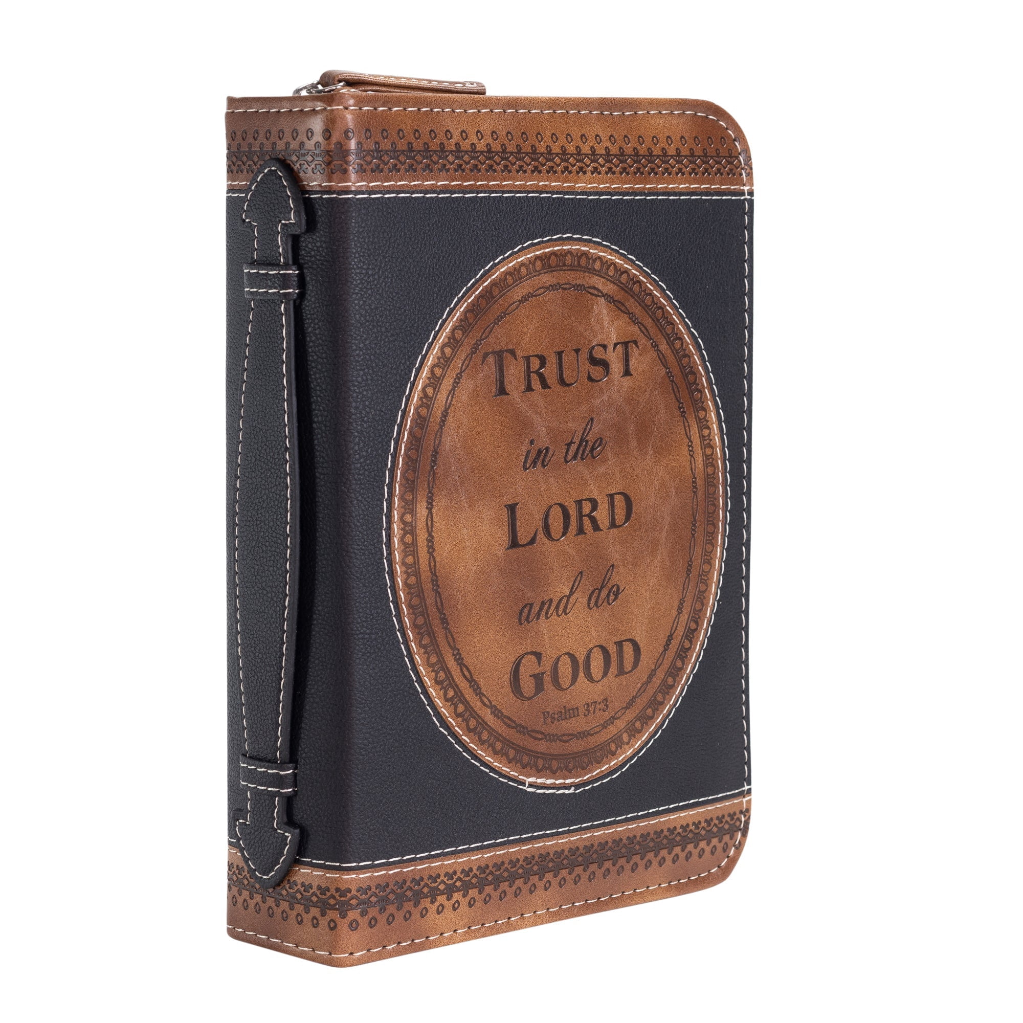 Divine Details: Bible Cover: Brown & Black Trust in the Lord - Psalm 37 ...