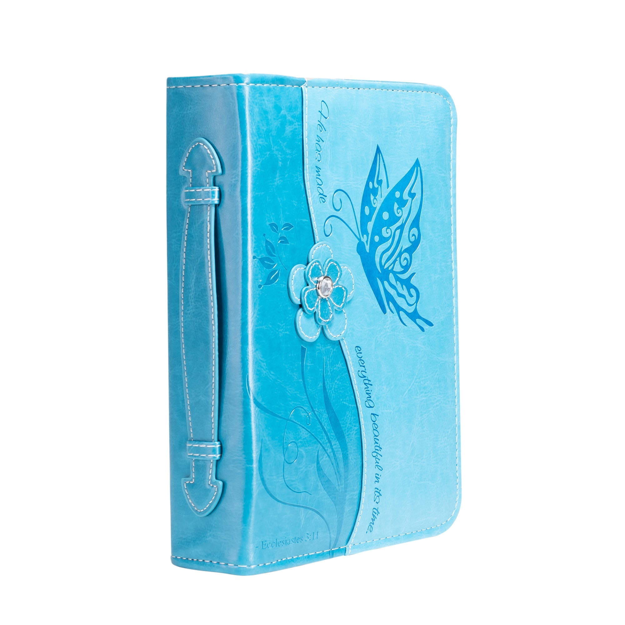 Divine Details: Bible Cover - Teal Butterfly - Ecclesiastes 3:11 ...