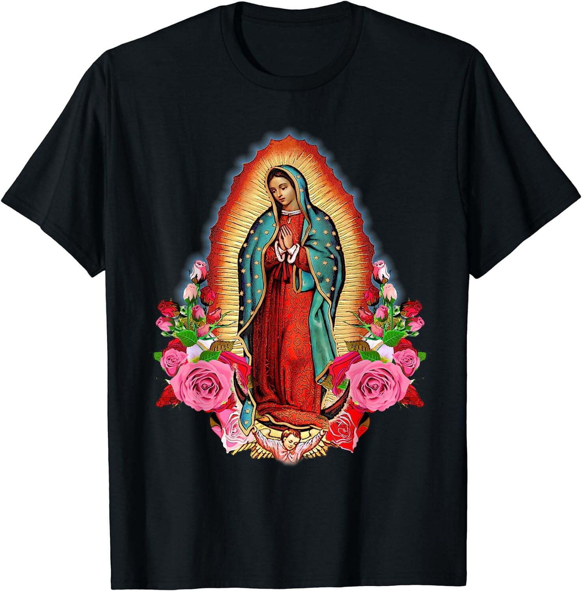 Divine Devotion: Our Lady of Guadalupe Virgin Mary Tee - Embrace the ...