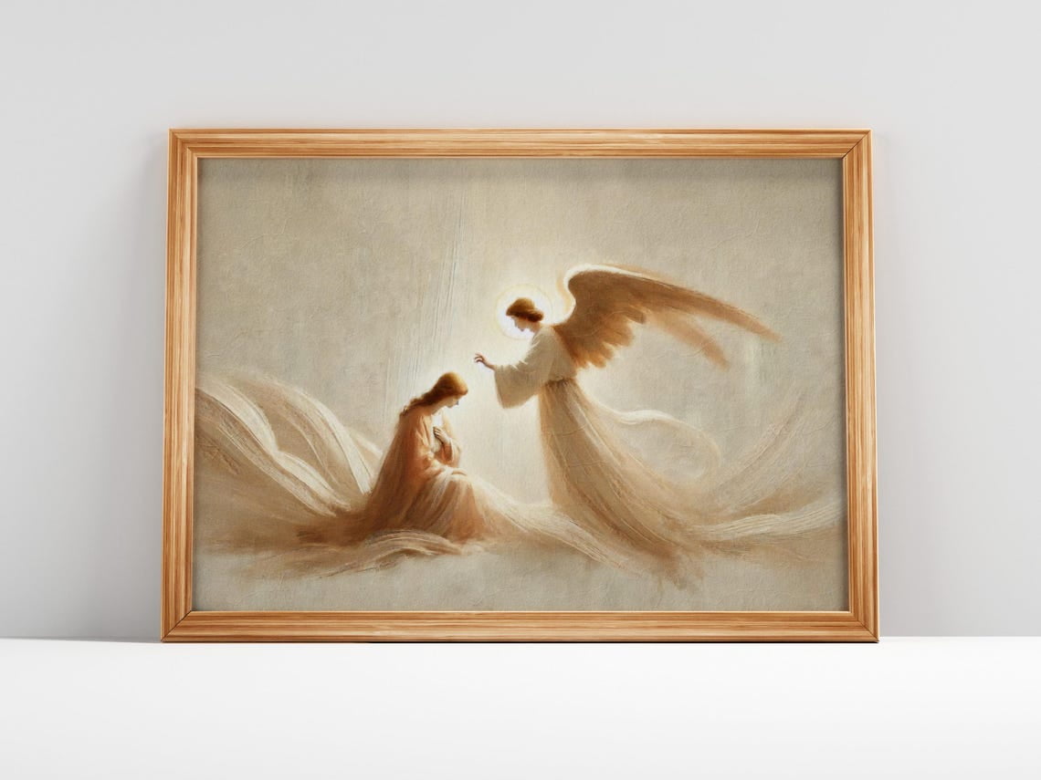 Divine Encounter, Angelic Message, The Annunciation, Holy Message ...